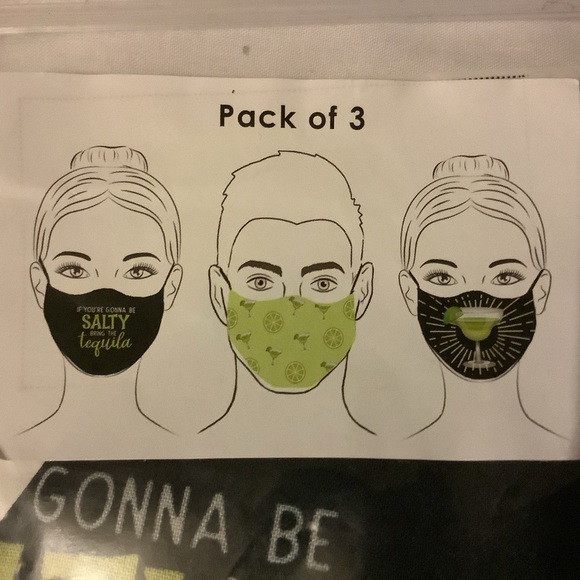 Unbrands | Accessories | Sale 5 Face Mask Fashion Mask Pack Of 3 ...